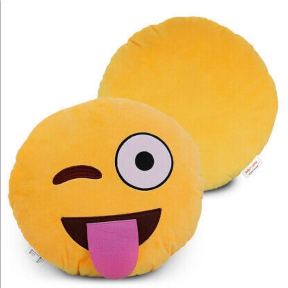 Accents | Cuddling Winking Face Tongue Emoji | Poshmark